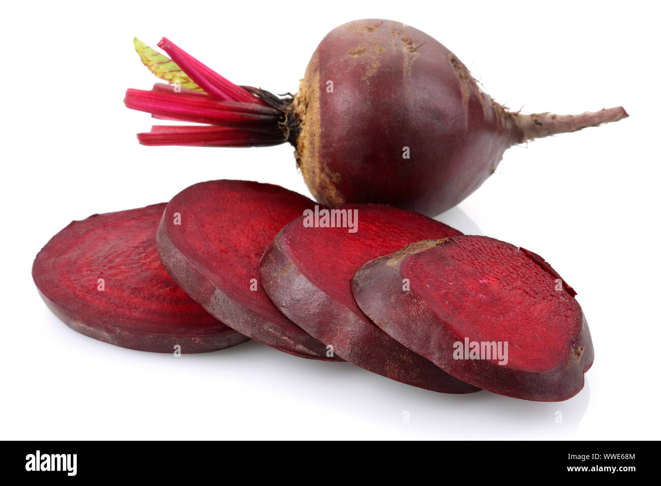 Red beets isolated on Cut Out Stock Images & Pictures - Alamy