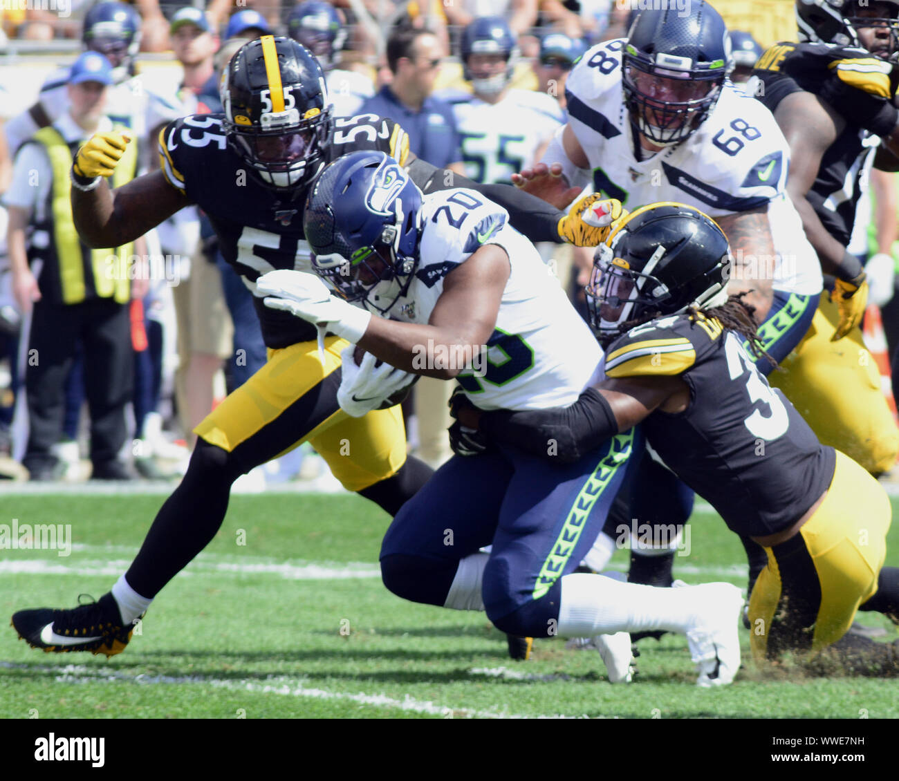 Pittsburgh steelers strong safety terrell edmunds 34 hi-res stock ...
