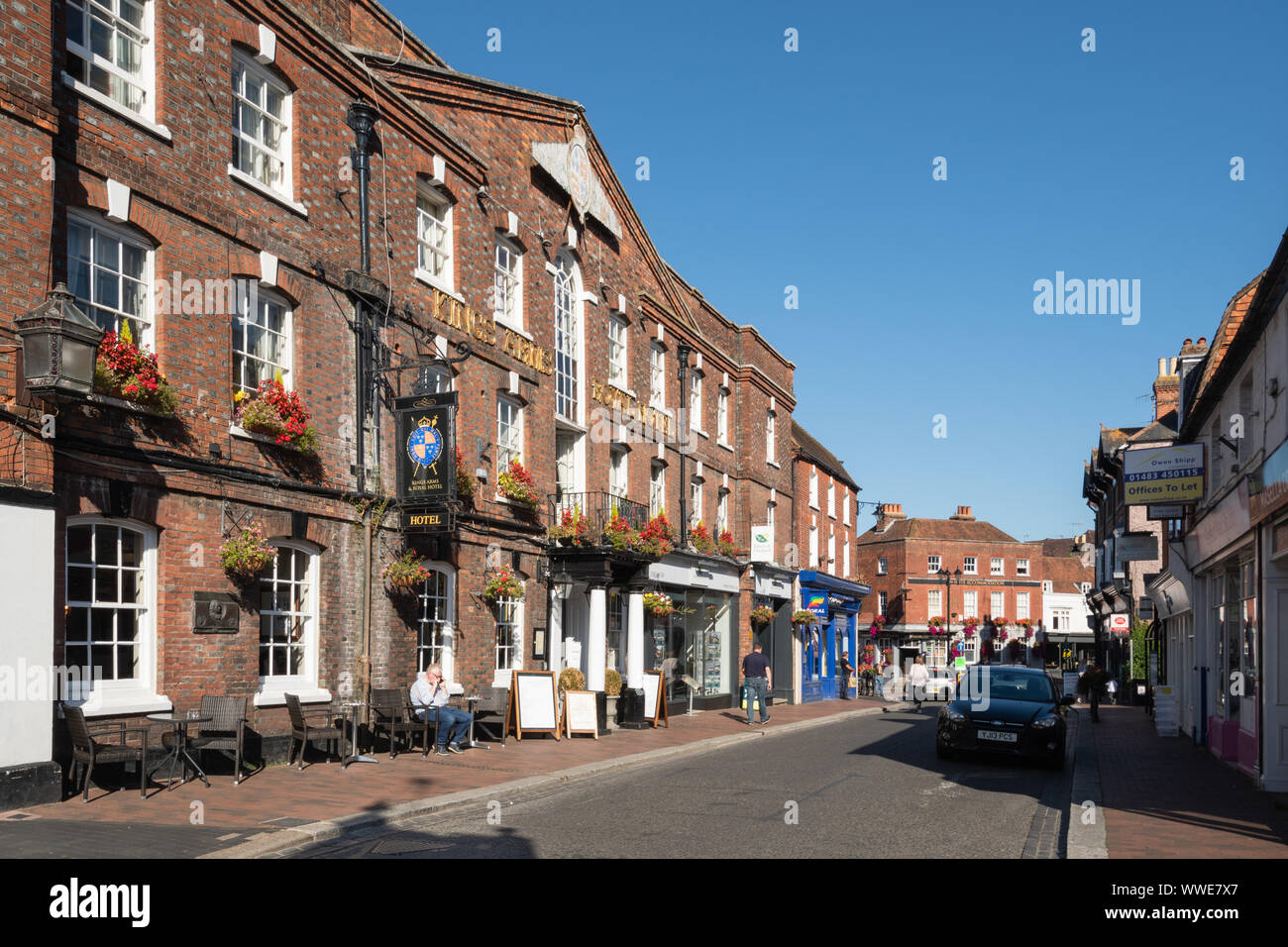 The Kings Arms Royal Hotel, a historic coaching inn on the High Street ...