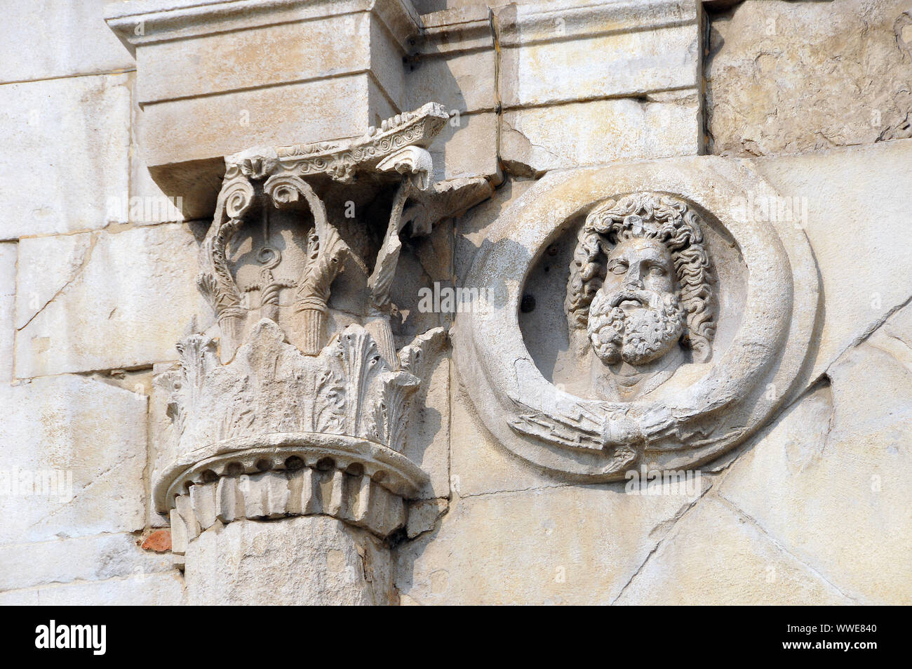 Arch of Augustus, L'Arco d'Augusto, Rimini, Italy, Europe Stock Photo ...