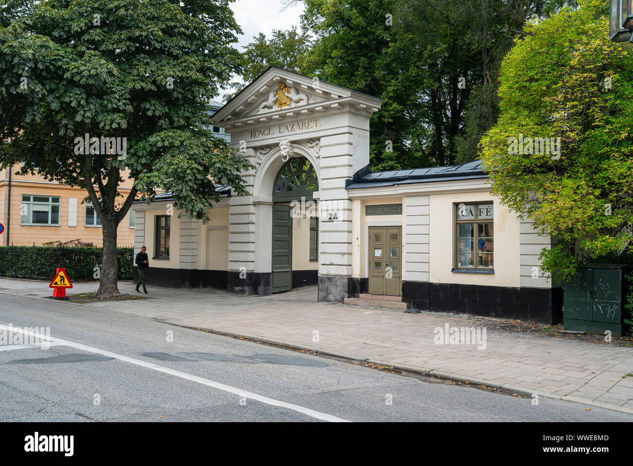 Stockholm, Sweden. September 2019. the Serafimerlasarettet, commonly ...