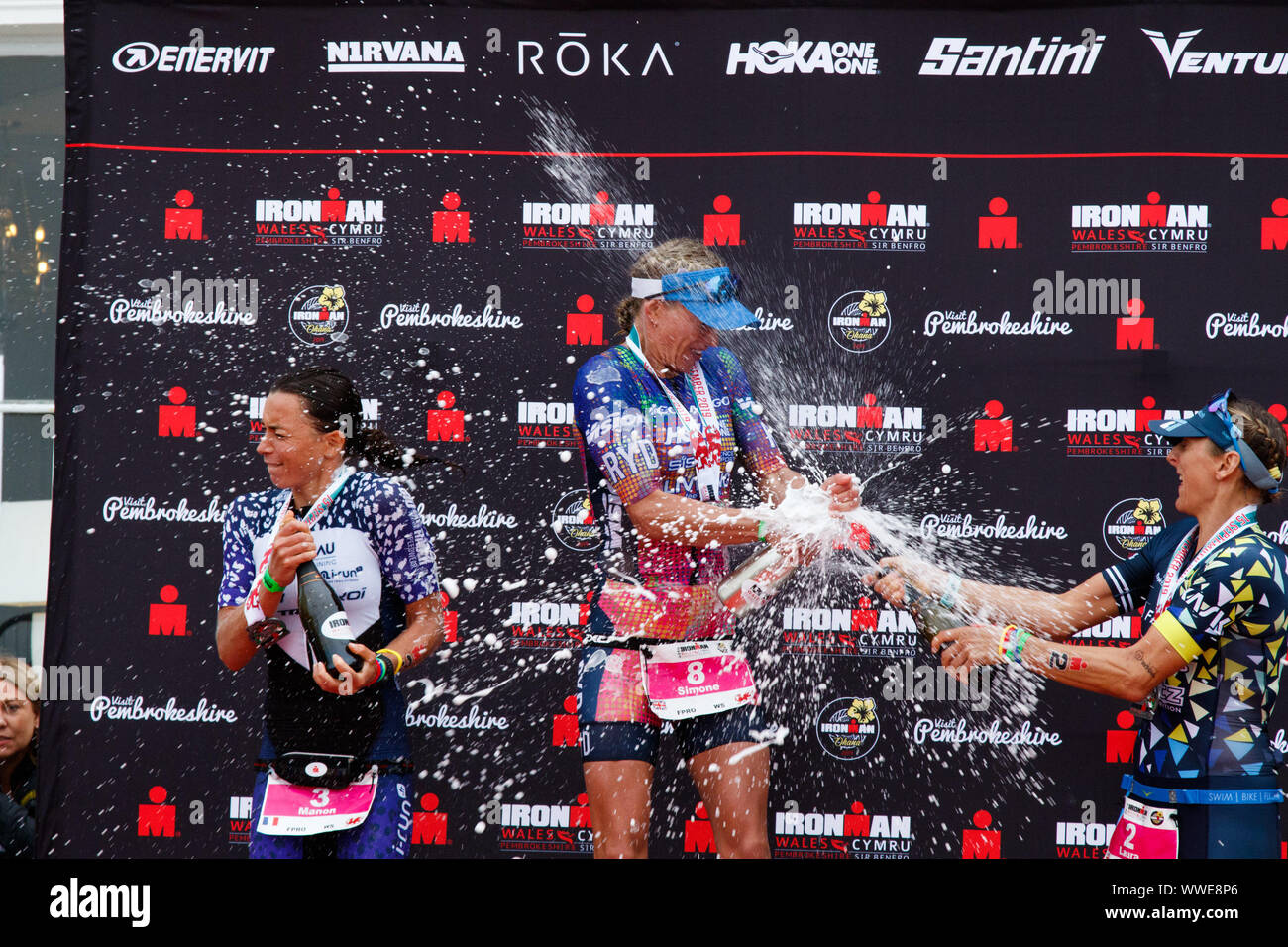 Ironman Wales, North Beach, Tenby, Pembrokeshire, UK. 15 September 2019 ...