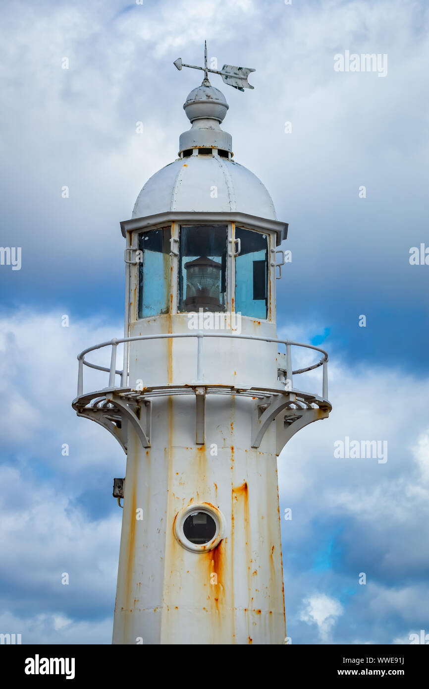 8 Metre High Hexagonal Lighthouse in Mevagissey ,Cornwall UK at the ...
