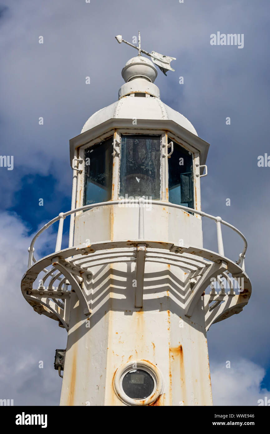 8 Metre High Hexagonal Lighthouse in Mevagissey ,Cornwall UK at the ...
