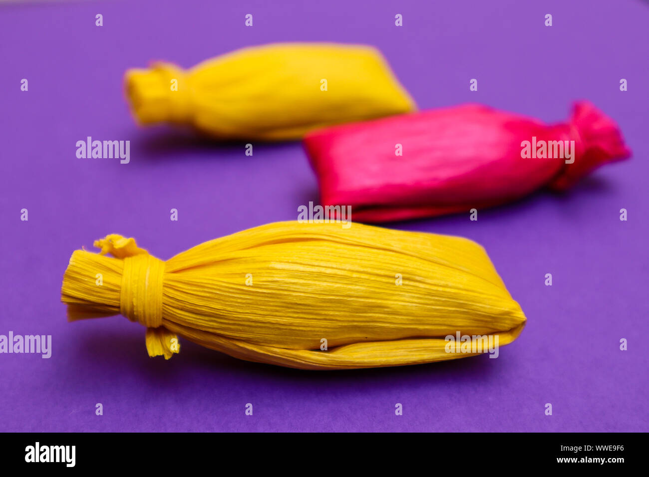Colorful Candy Tamales in Mexico Stock Photo - Alamy