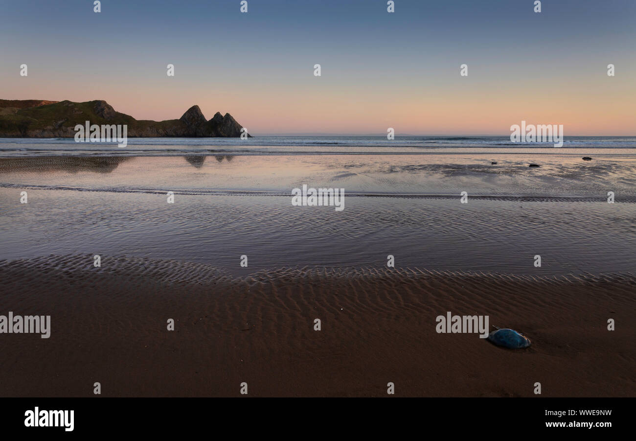 Three cliffs sunset hi-res stock photography and images - Alamy