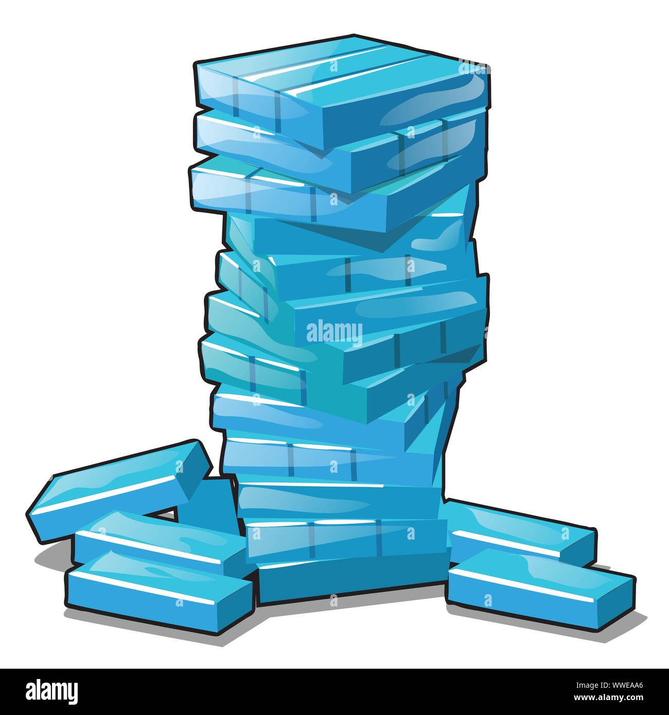 Stacked up ice Stock Vector Images - Alamy