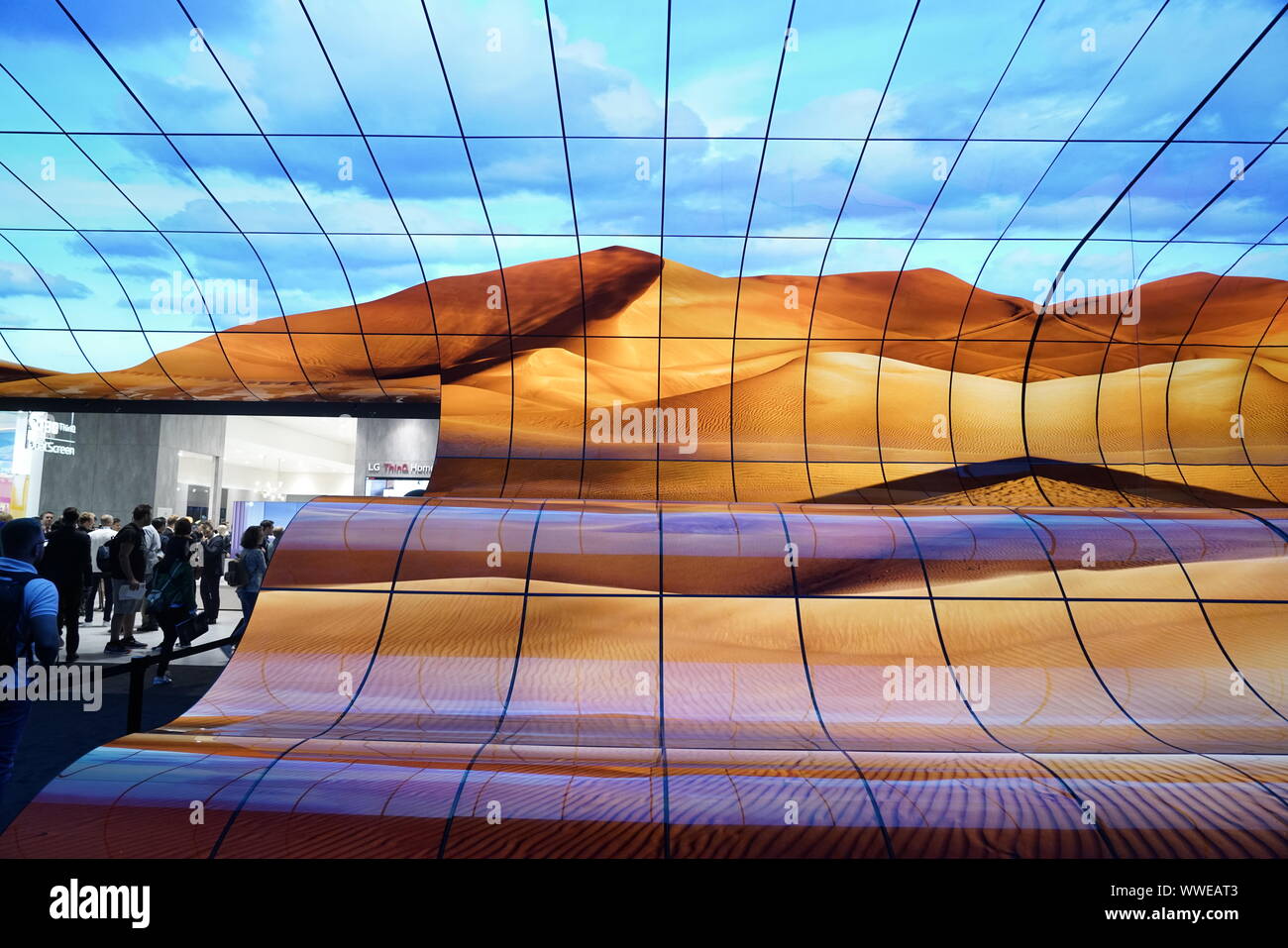 IFA 2019, IFA consumer electronics show in Berlin , LG OLED demo ...
