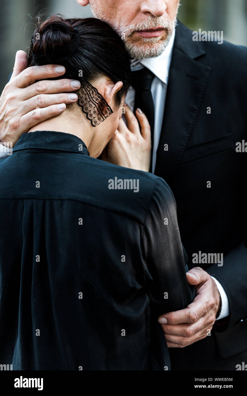 Man funeral back view hi-res stock photography and images - Alamy