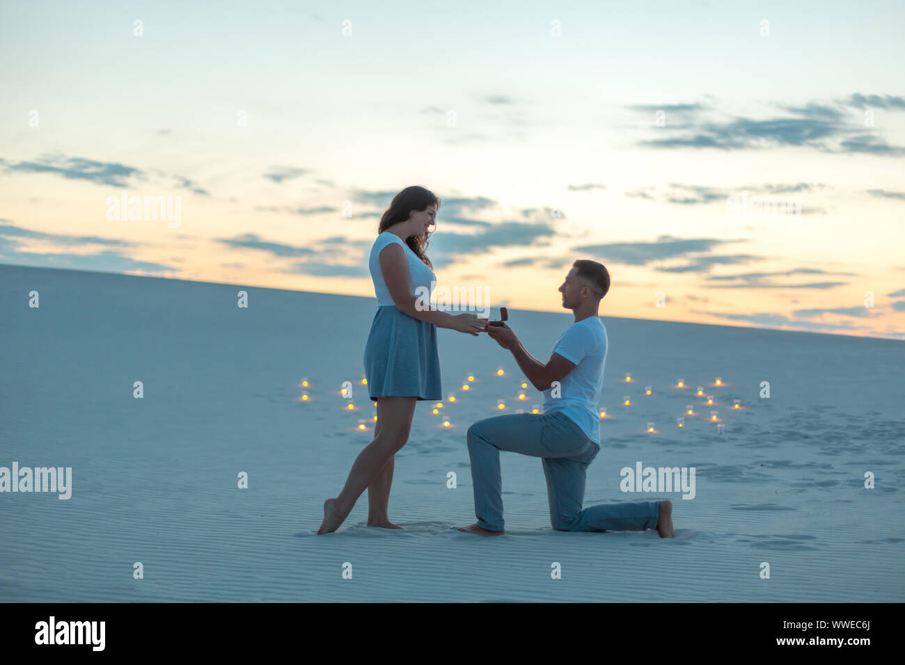 Marriage Proposal Knee High Resolution Stock Photography and Images - Alamy