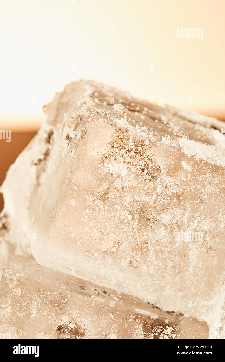 stack of textured frosted ice cubes on illuminated background Stock ...