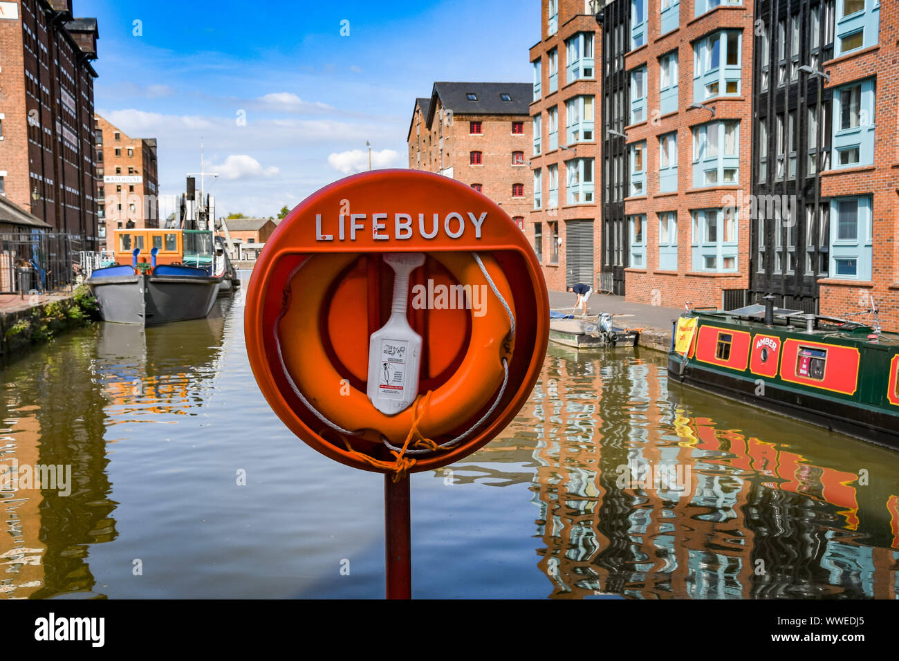 Emergency life buoy stand on hi-res stock photography and images - Alamy