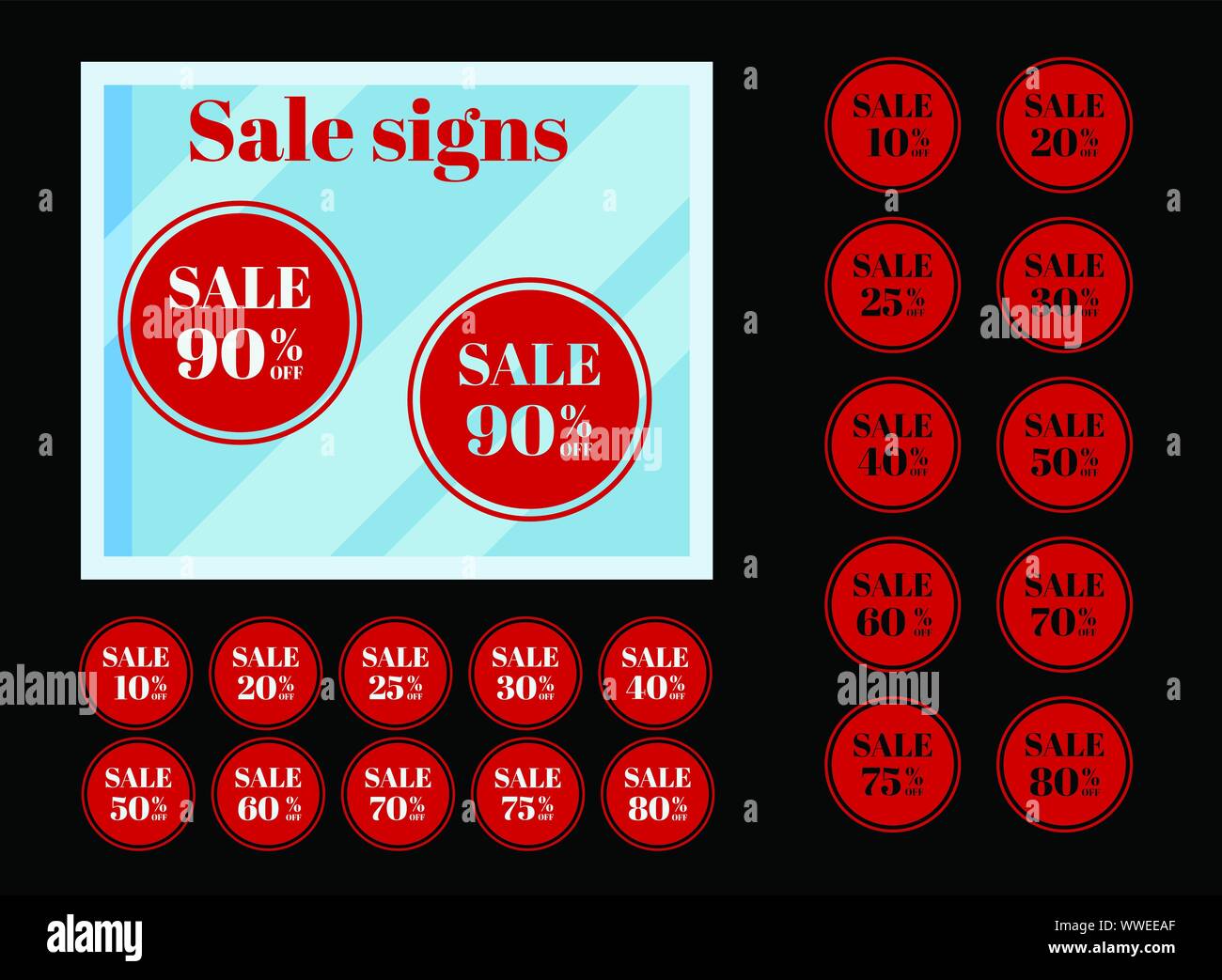 Half round window Stock Vector Images - Alamy