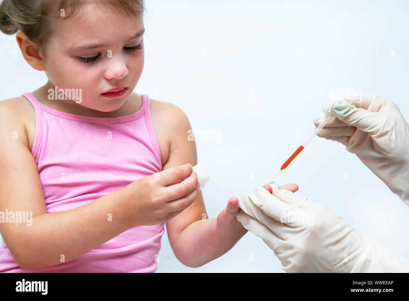 Blood collecting syringe hi-res stock photography and images - Alamy