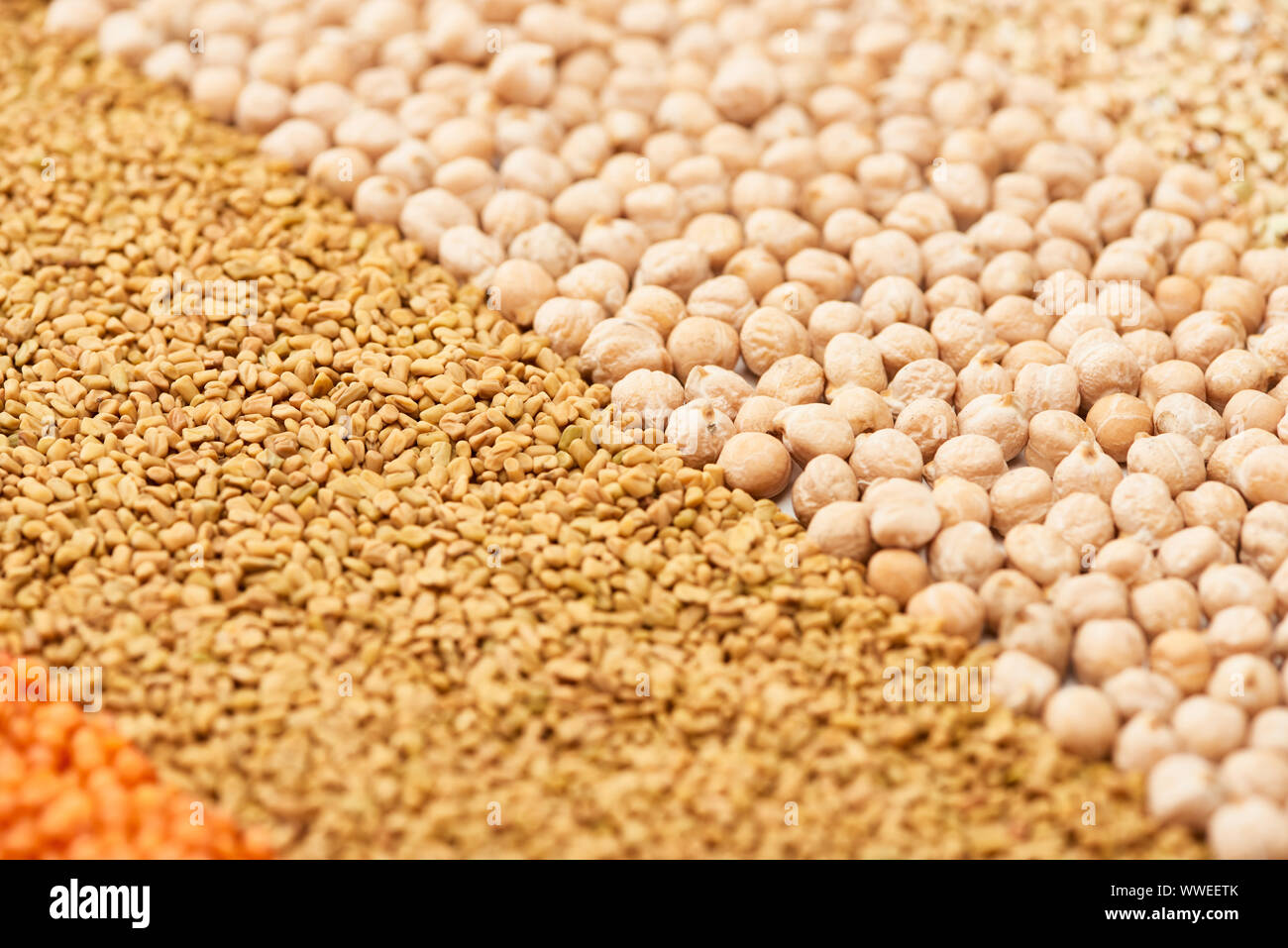 Close up shot chickpea grains hi-res stock photography and images - Alamy