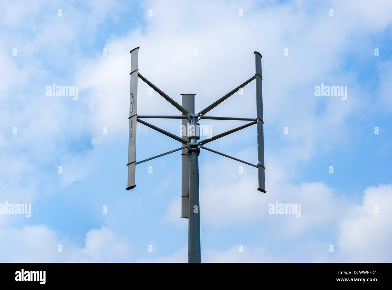 vertical axis wind turbine Stock Photo - Alamy