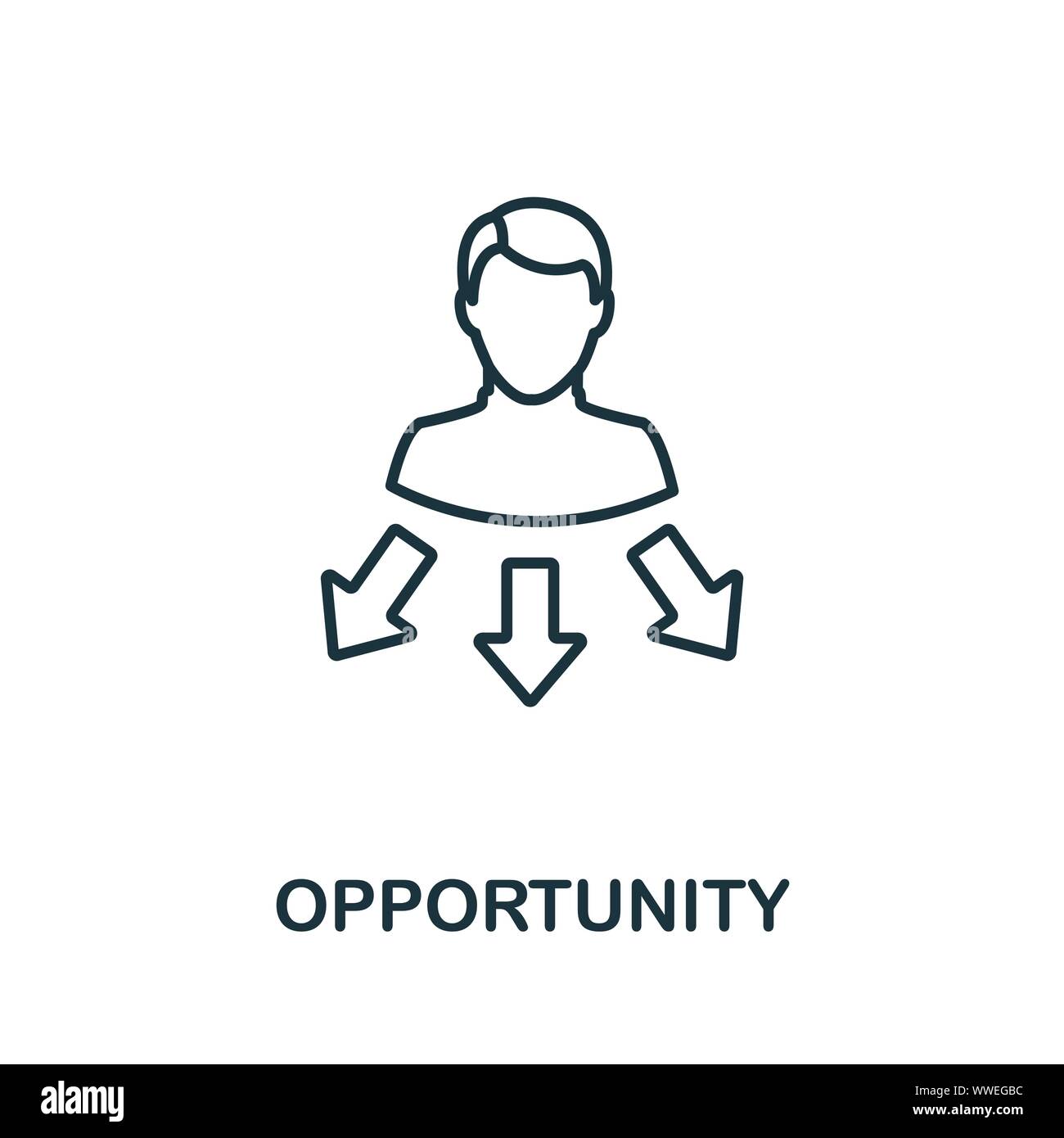 Opportunity Outline Icon Thin Line Concept Element From Crm Icons