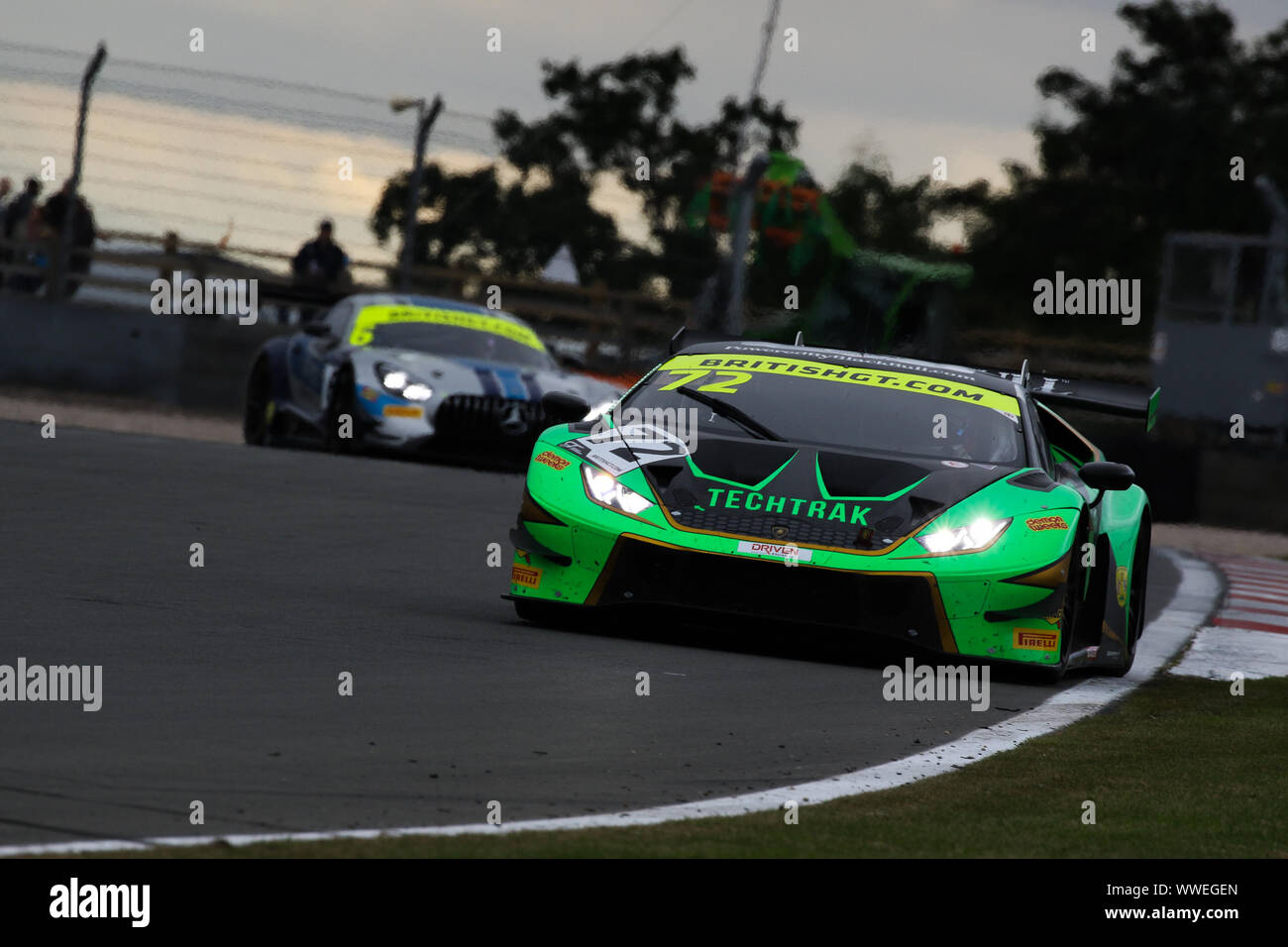 Derby, UK. 15th Sep, 2019. Barwell Motorsport Lamborghini Huracan GT3 ...
