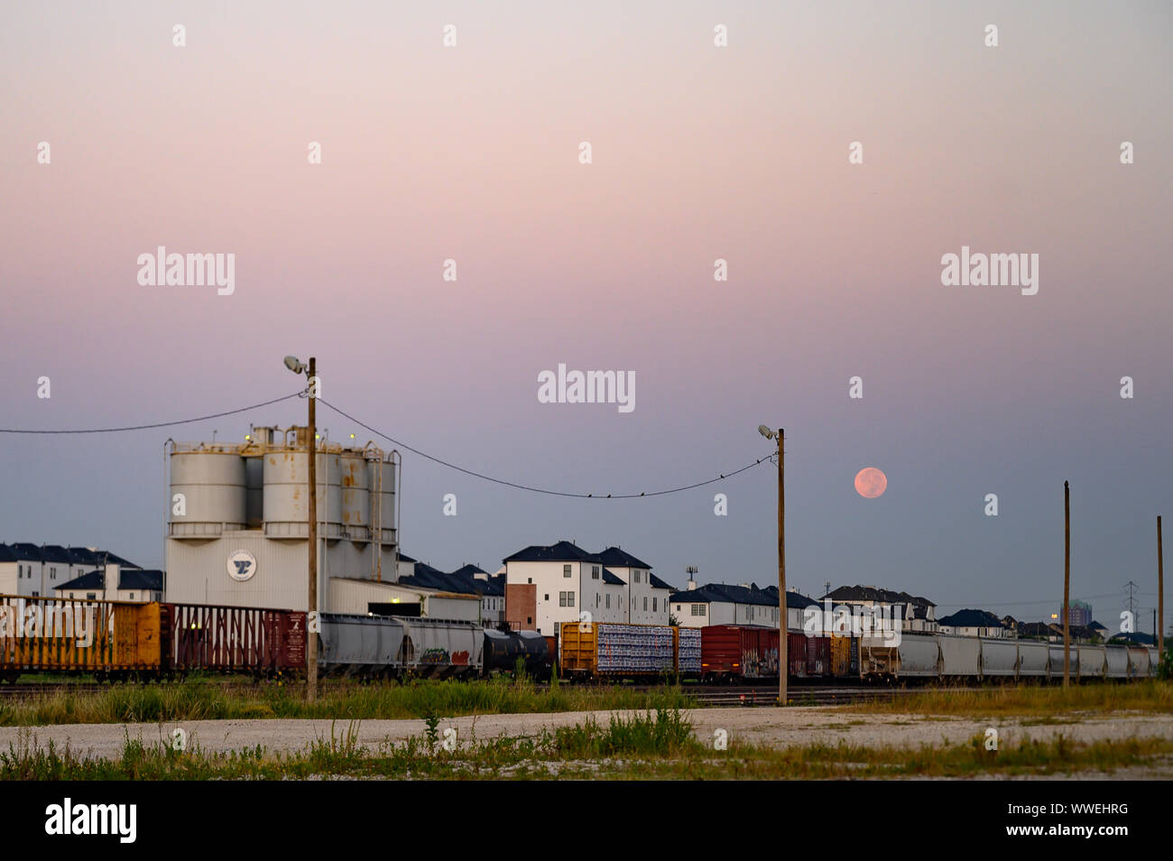 American Shale Gas - Drilling Rig Stock Photo - Alamy