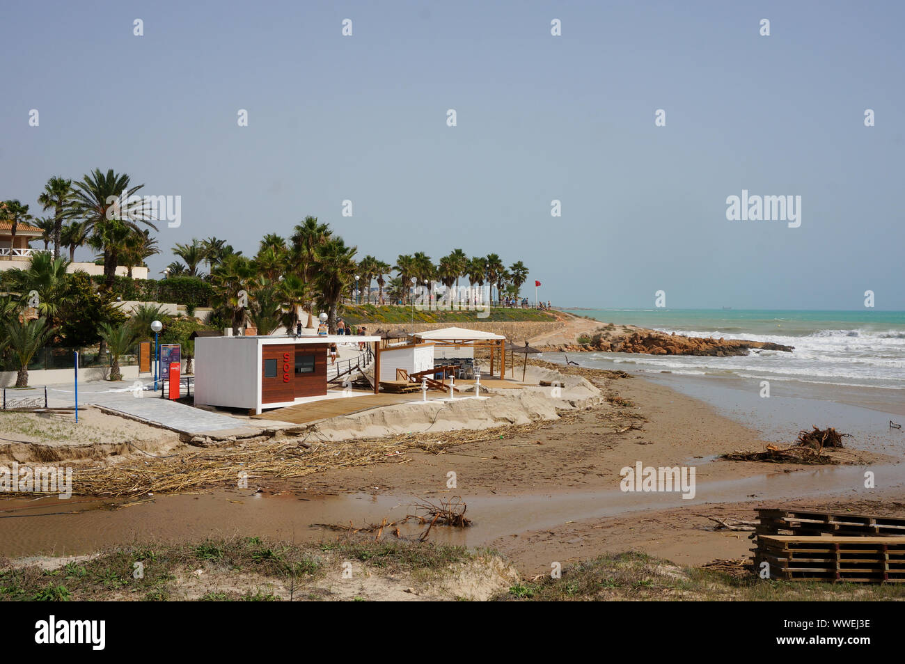 Orihuela Costa, Alicante, Spain - September 15, 2019: Playa Flamenca ...