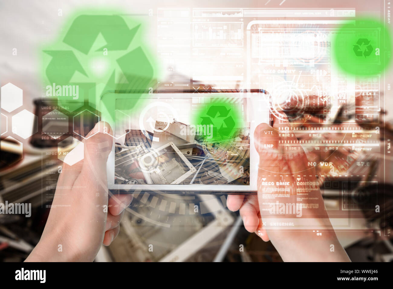 Augmented Reality device using smart technology, mixing virtual and ...