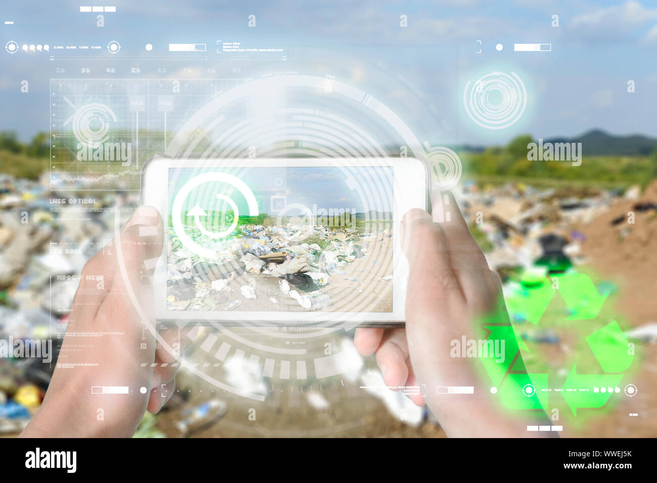 Augmented Reality device using smart technology, mixing virtual and ...