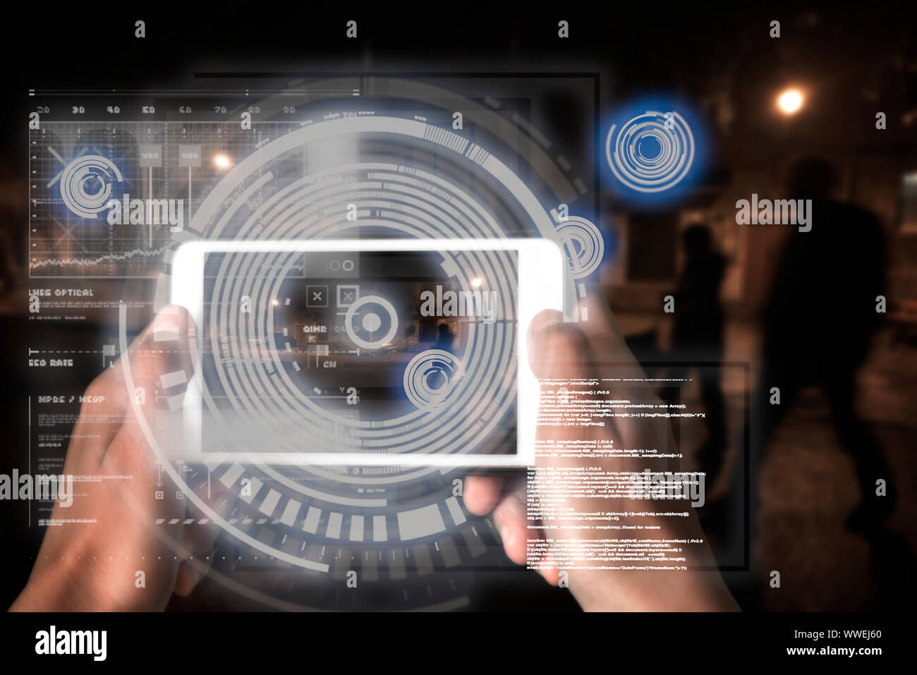 Augmented Reality device using smart technology, mixing virtual and ...