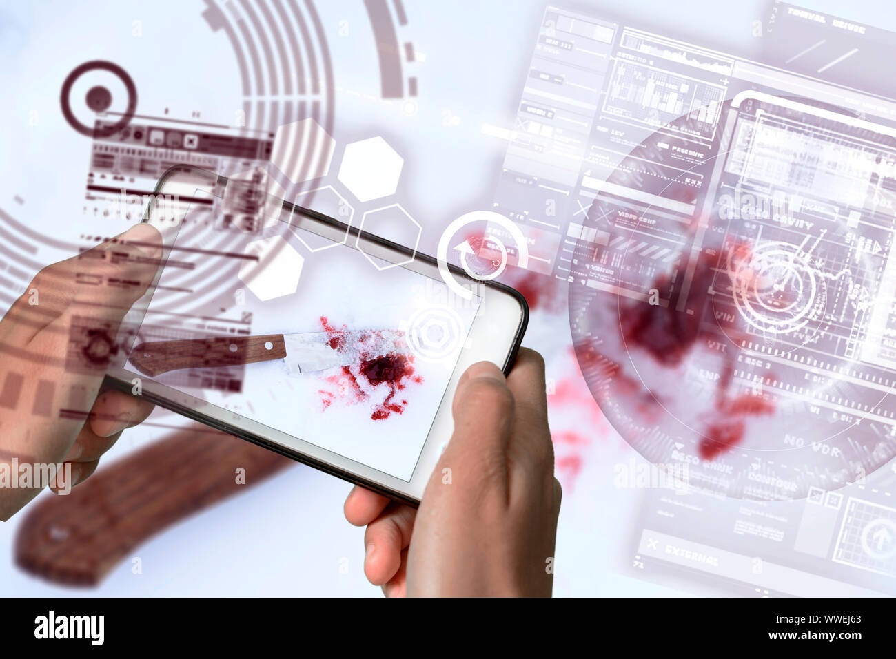 Augmented Reality device using smart technology, mixing virtual and ...