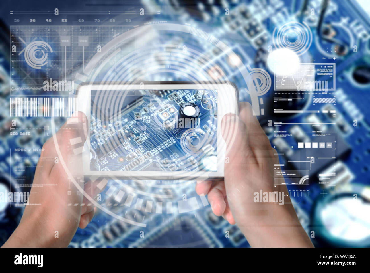 Augmented Reality device using smart technology, mixing virtual and ...