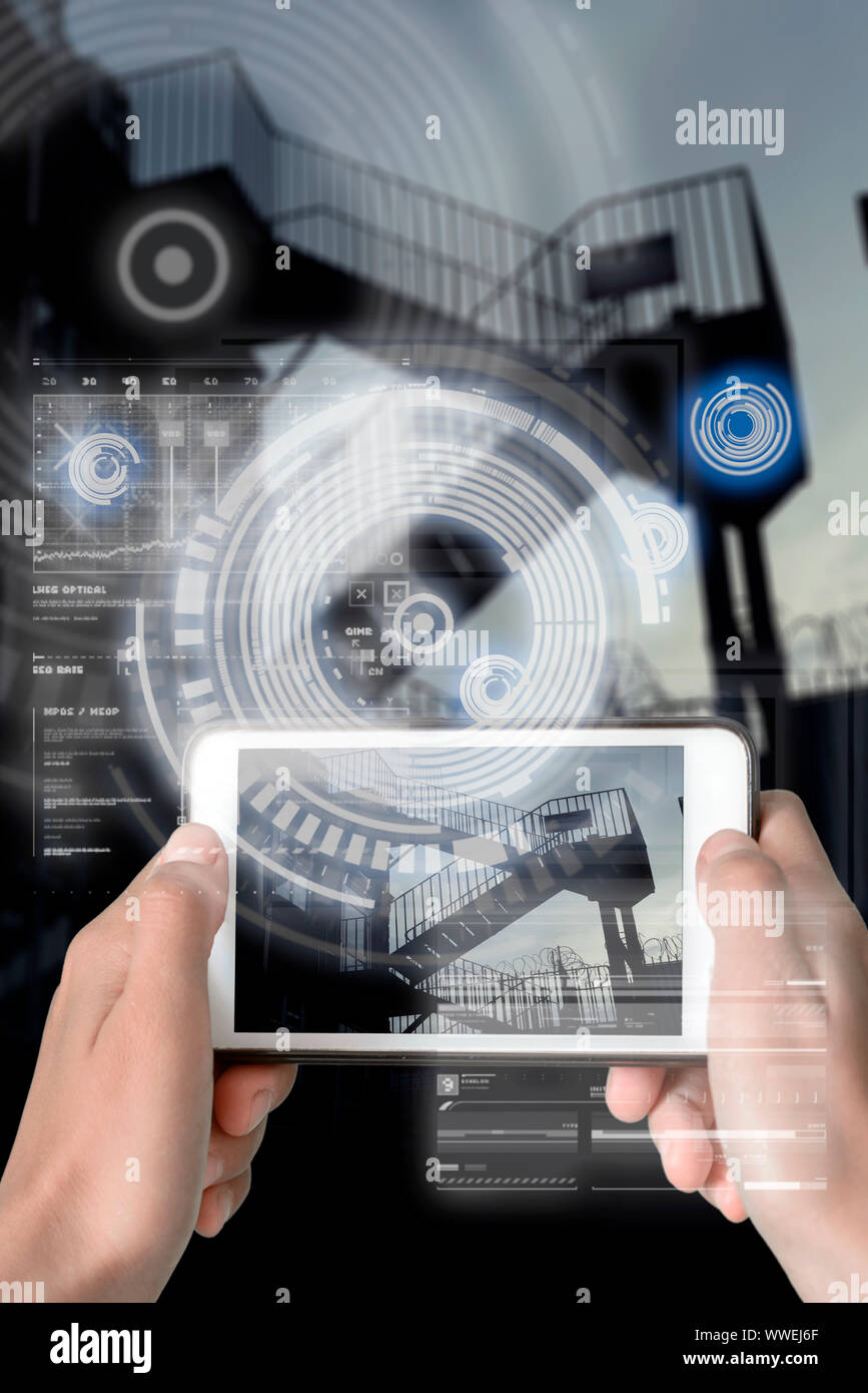 Augmented Reality device using smart technology, mixing virtual and ...