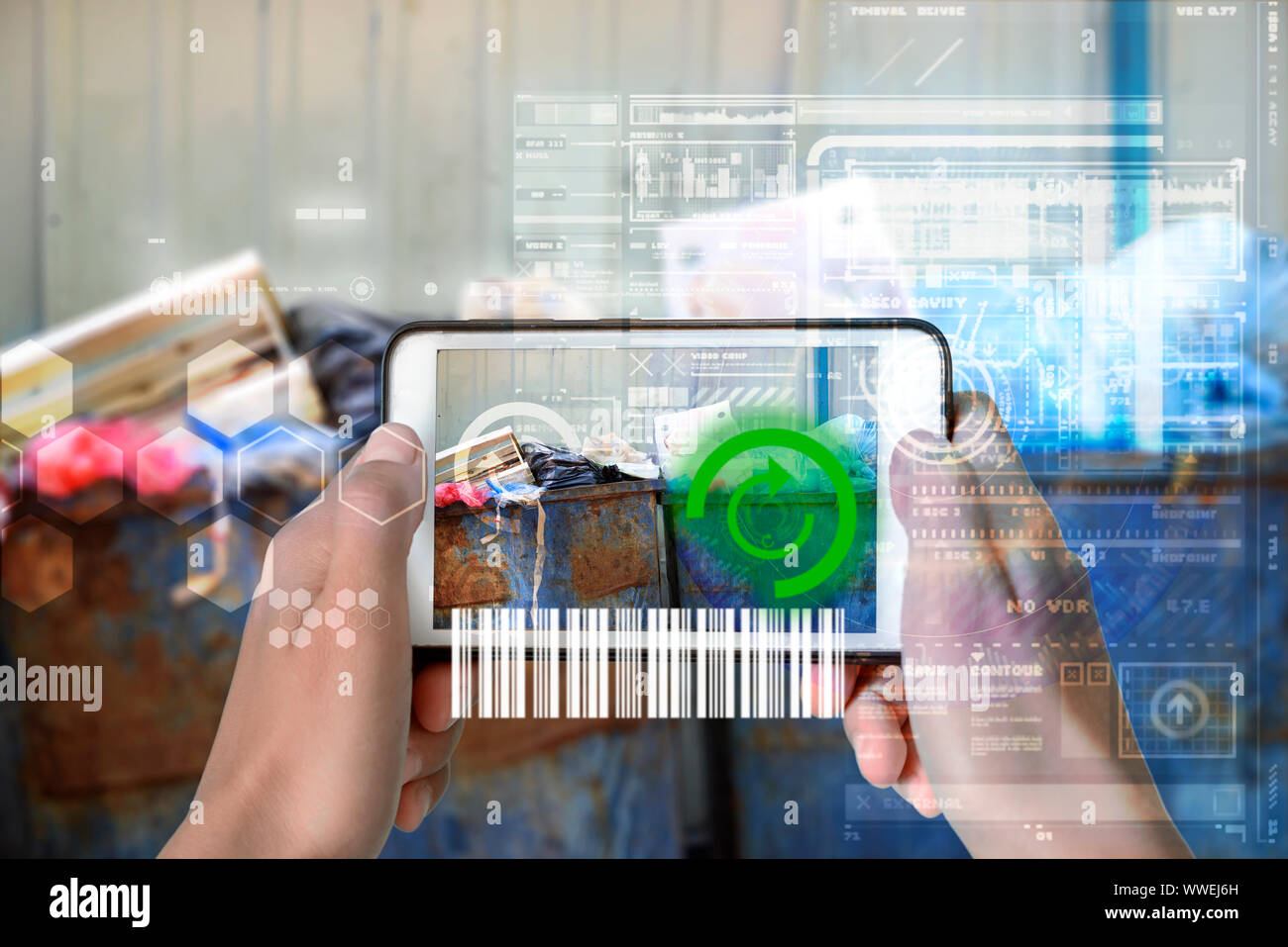 Augmented Reality device using smart technology, mixing virtual and ...