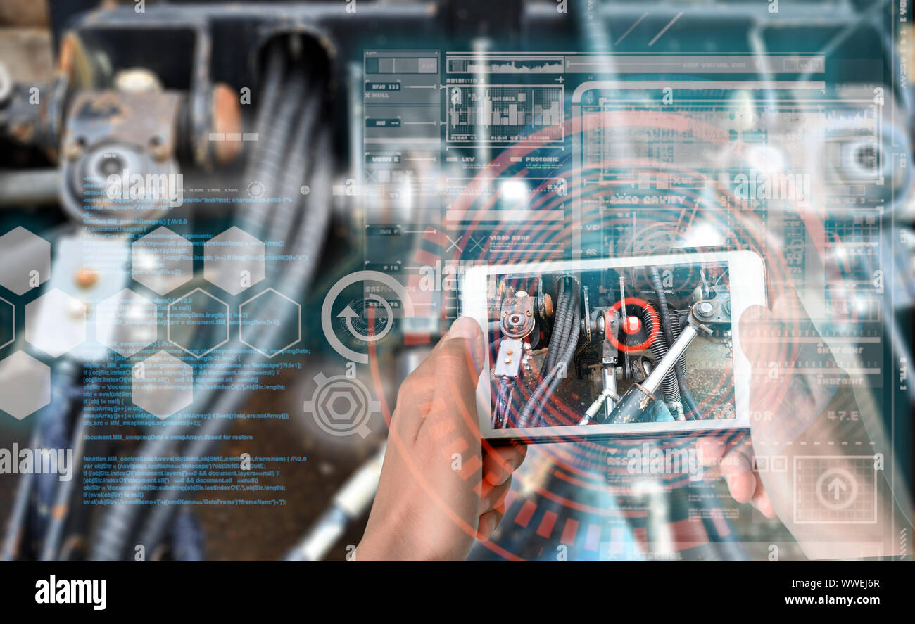 Augmented Reality device using smart technology, mixing virtual and ...