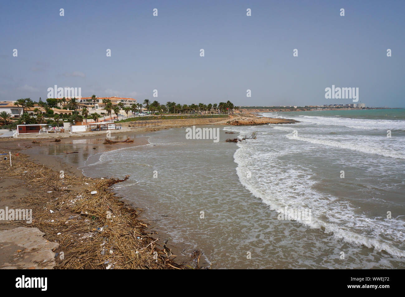 Orihuela Costa, Alicante, Spain - September 15, 2019: Playa Flamenca ...