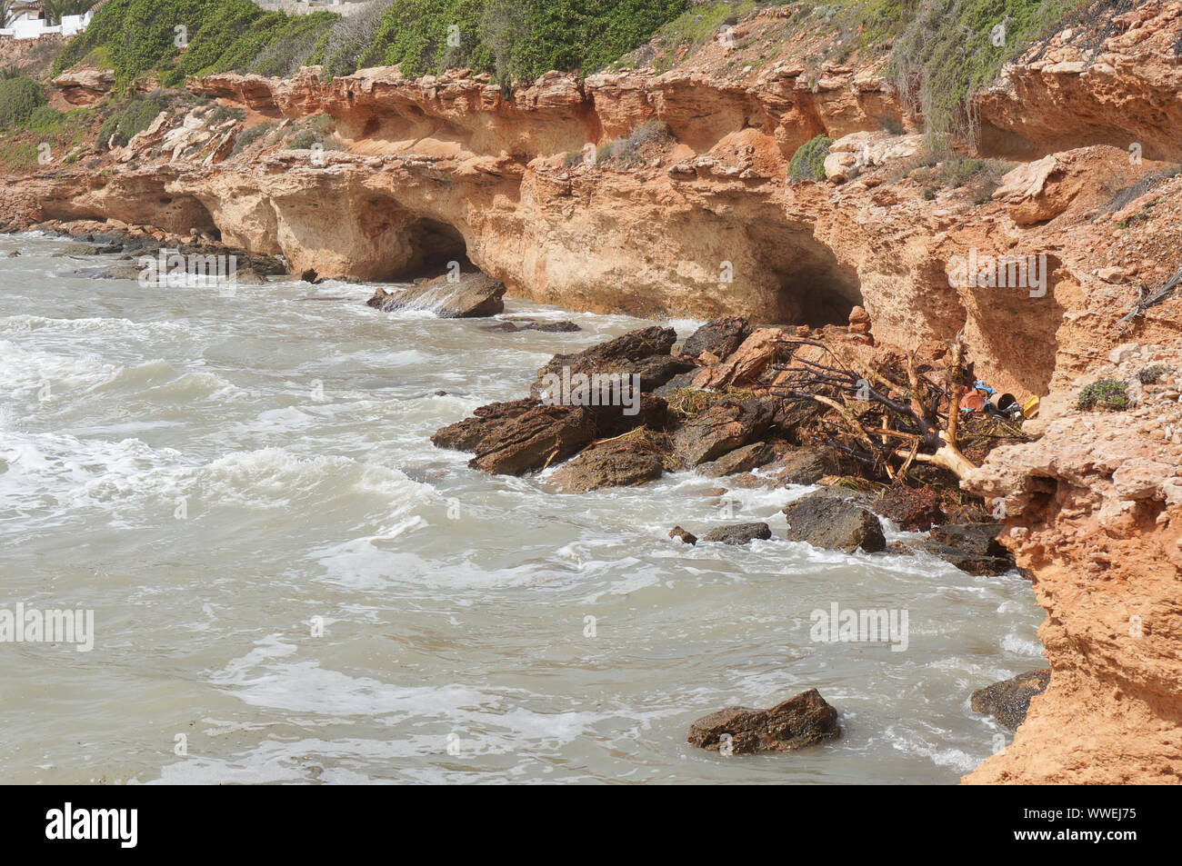 Orihuela Costa, Alicante, Spain - September 15, 2019: Playa Flamenca ...