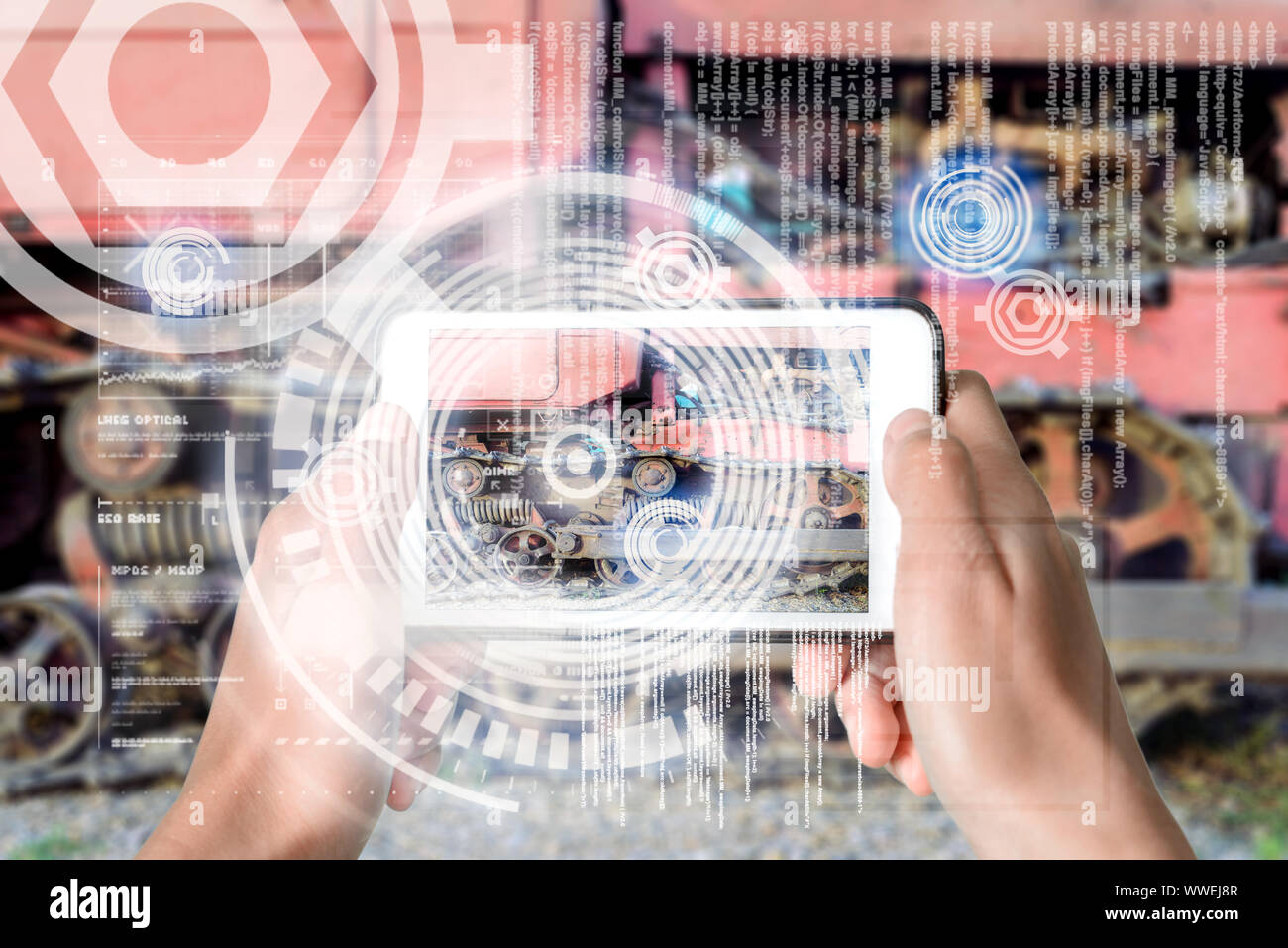 Augmented Reality device using smart technology, mixing virtual and ...