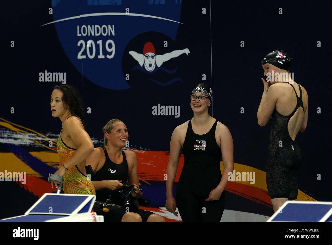 Great Britain's Stephanie Millward, Alice Tai, Brock Whiston and Toni ...