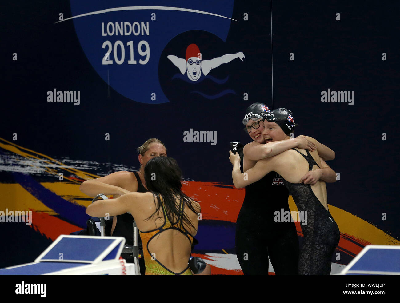 Great Britain's Stephanie Millward, Alice Tai, Brock Whiston and Toni ...