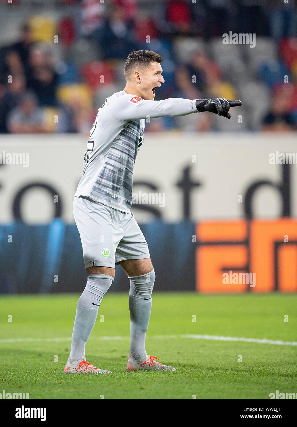 Goalkeeper Pavao PERVAN (WOB) on the 13th of September in Duesseldorf ...