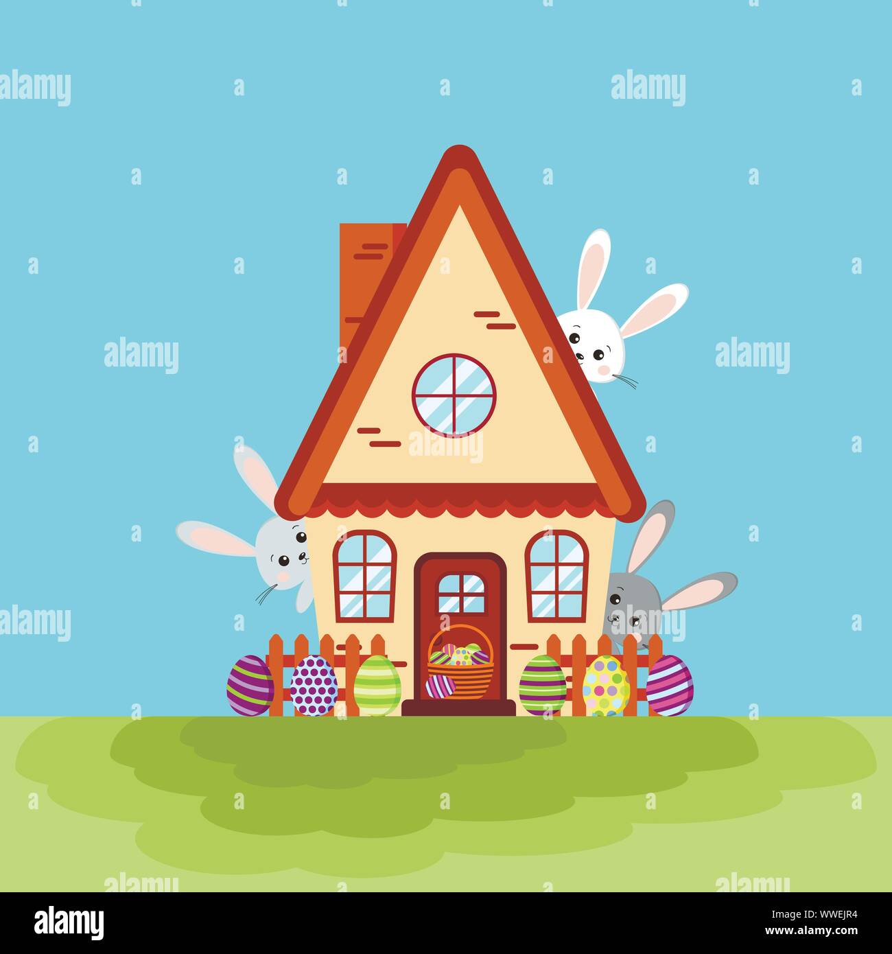 Children hut tree Stock Vector Images - Alamy