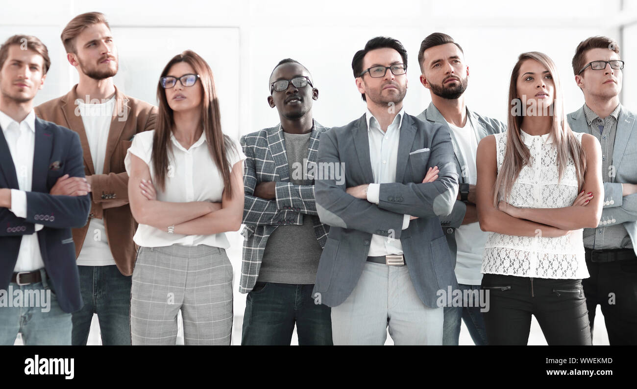 group of serious young people Stock Photo - Alamy