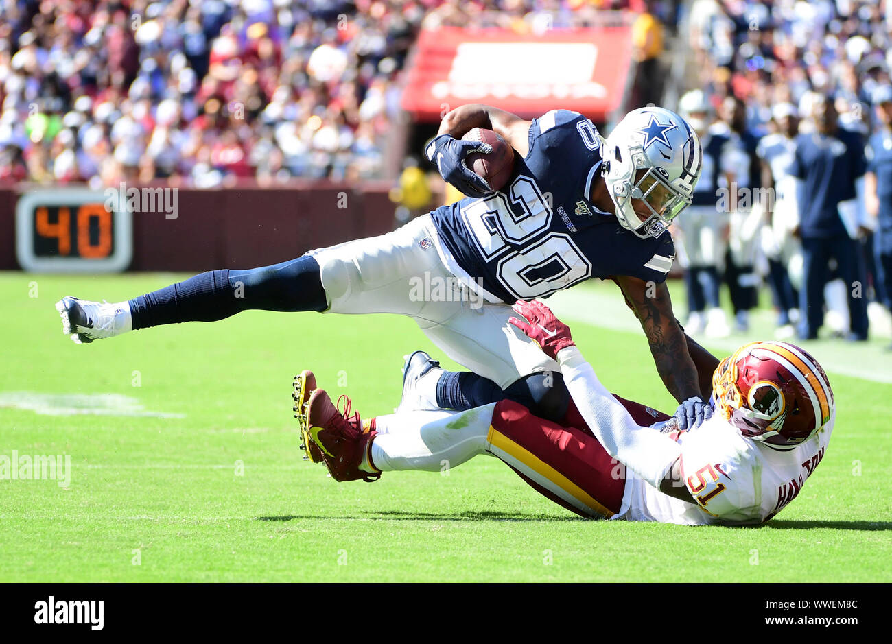 Landrover, Maryland, USA. 15th Sept, 2019. Washington Redskins ...