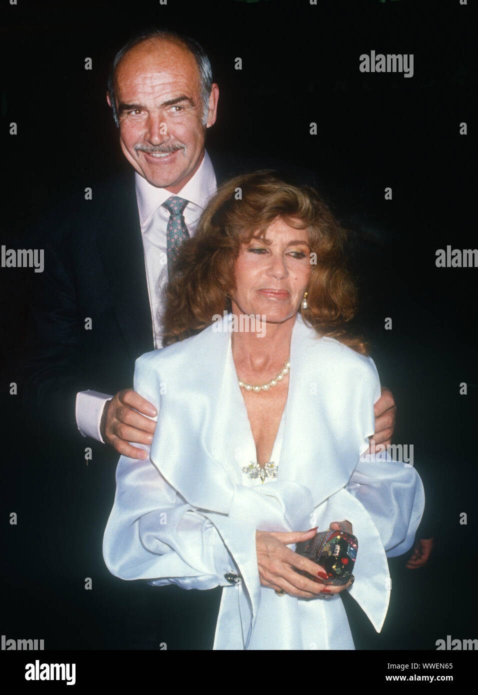 Sean Connery, wife Micheline Roquebrune, 1992, Photo By Michael ...