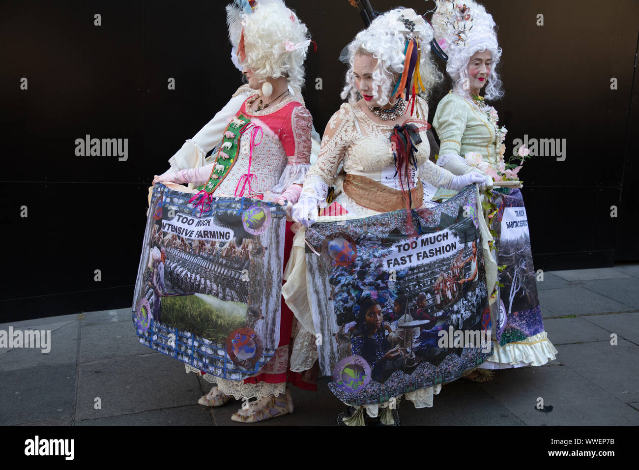 Fast fashion protest hi-res stock photography and images - Alamy