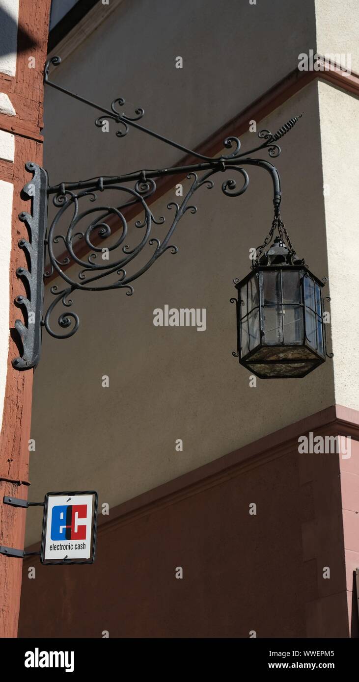 EC Card Sign Stock Photo - Alamy