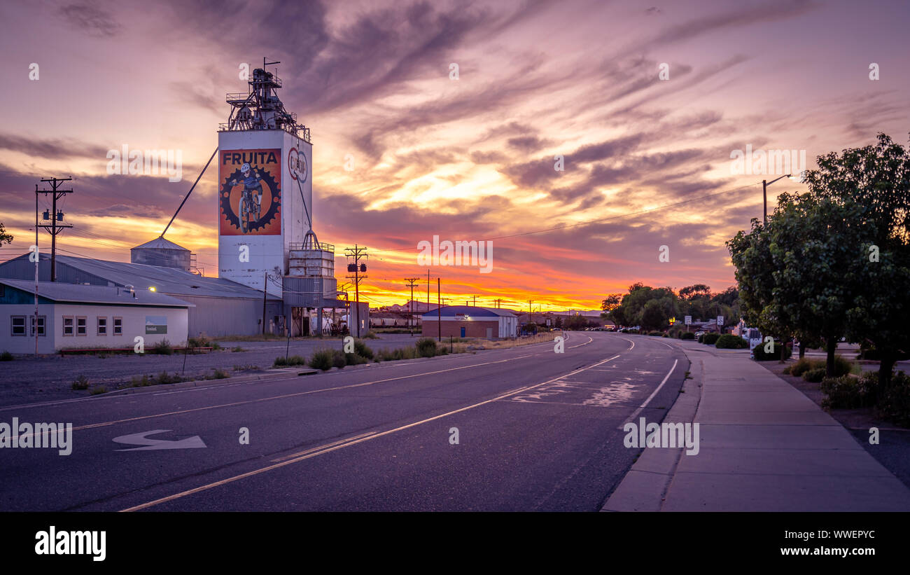 Fruita, Colorado, USA - Small town near the Colorado National Monument ...