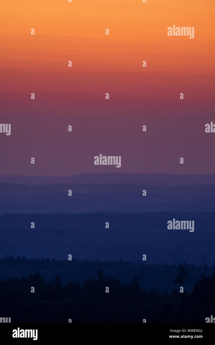 Color Gradient Sunset Colors Sunlight Stock Photo - Alamy