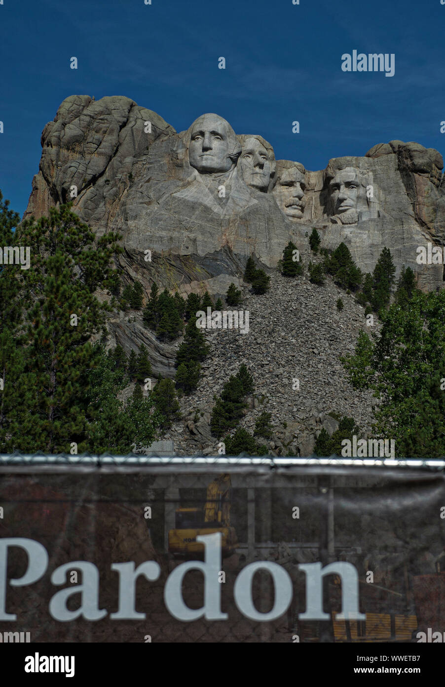 UNITED STATES - September 14, 2019: Mount Rushmore National Memorial is ...