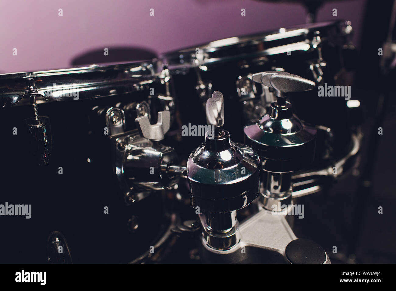 Close-up of Drummer and his Kit, Playing Live with his Band Stock Photo ...