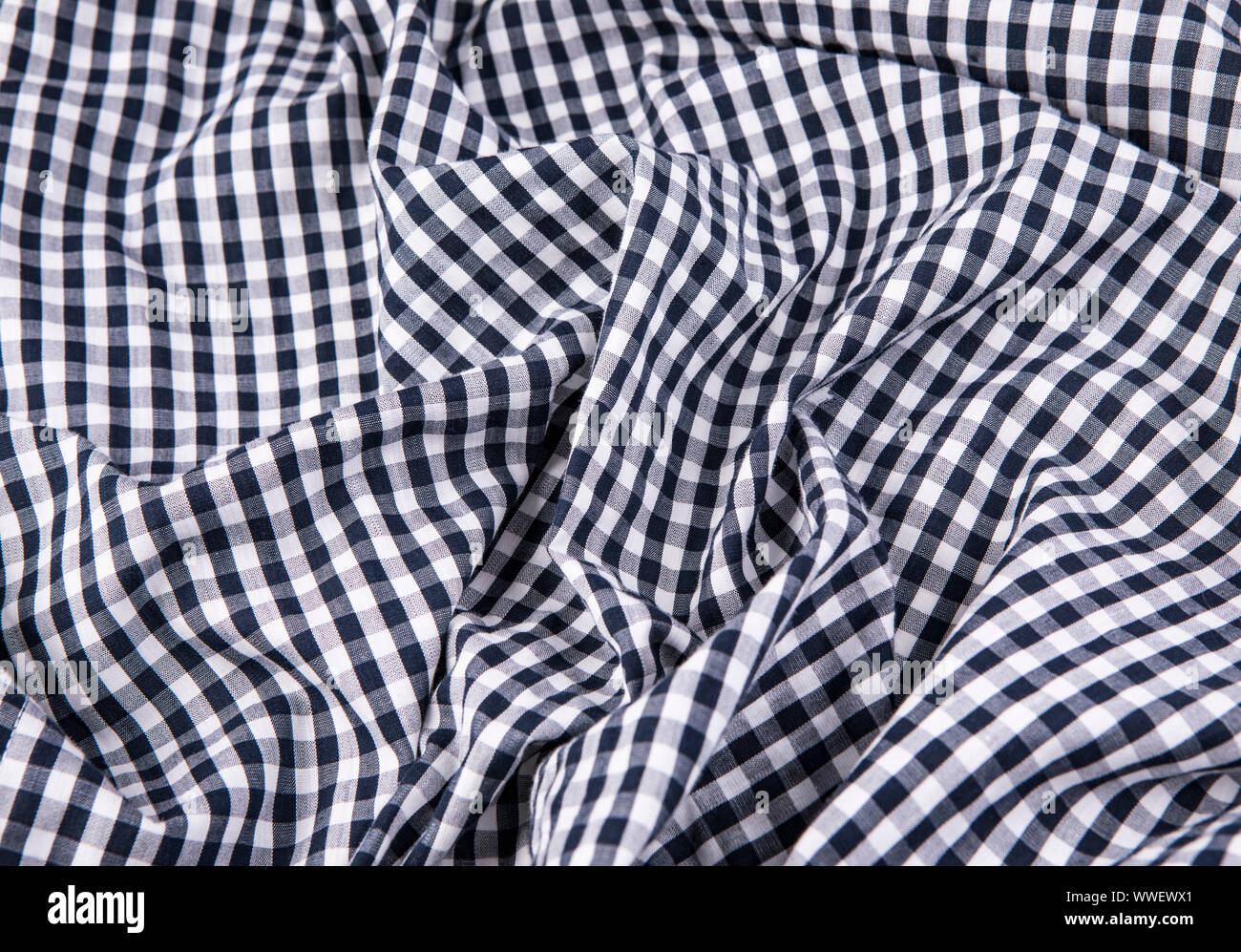 Close up black and white fabric texture Stock Photo - Alamy