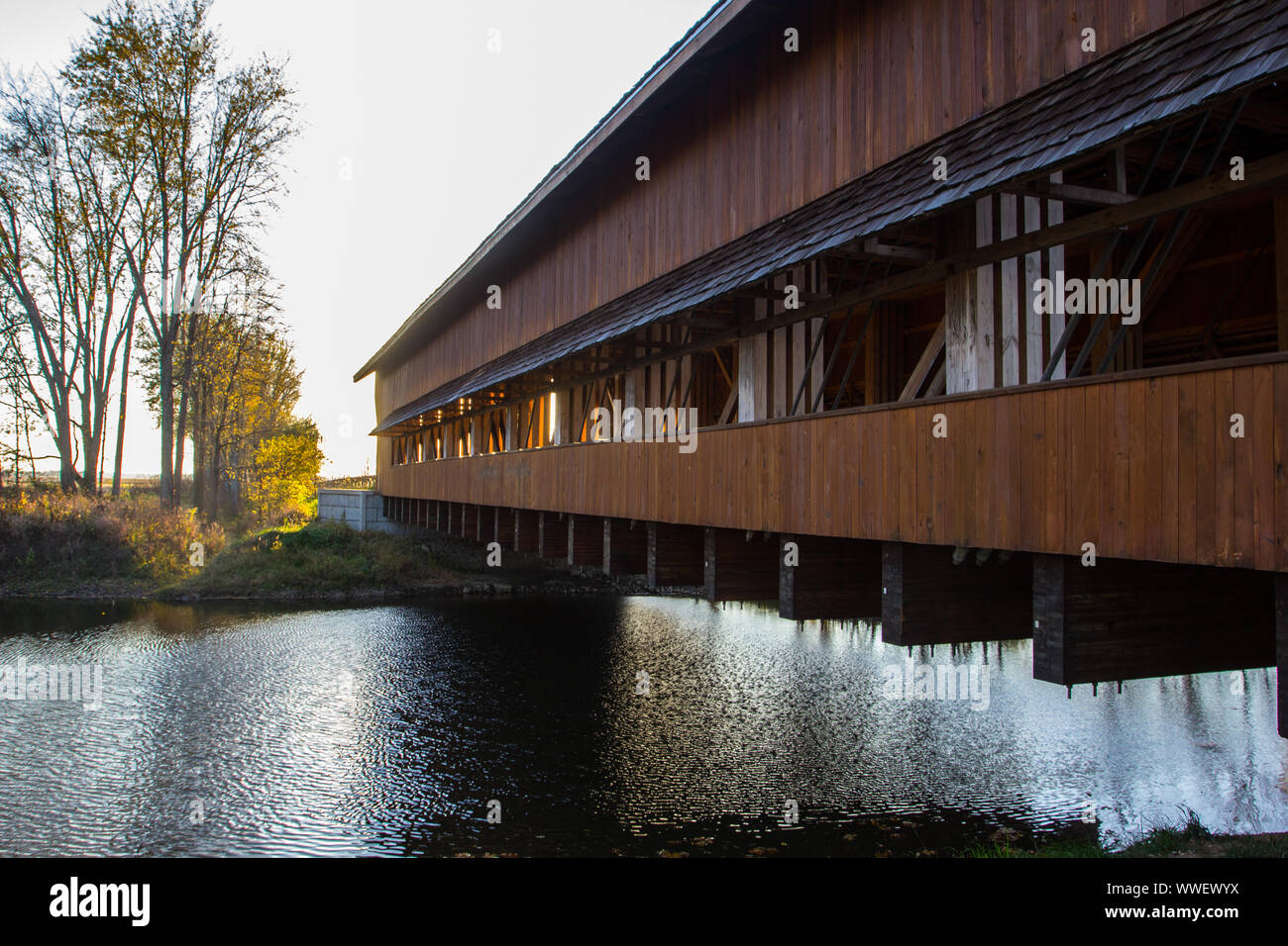 Buck run covered bridge hi-res stock photography and images - Alamy